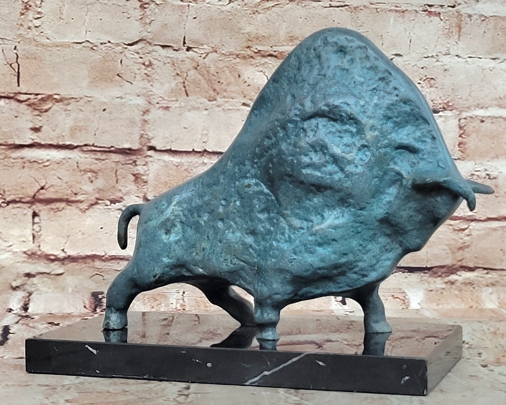 Mid Century Picasso Inspired Abstract Bronze Sculpture Hot Cast Castin