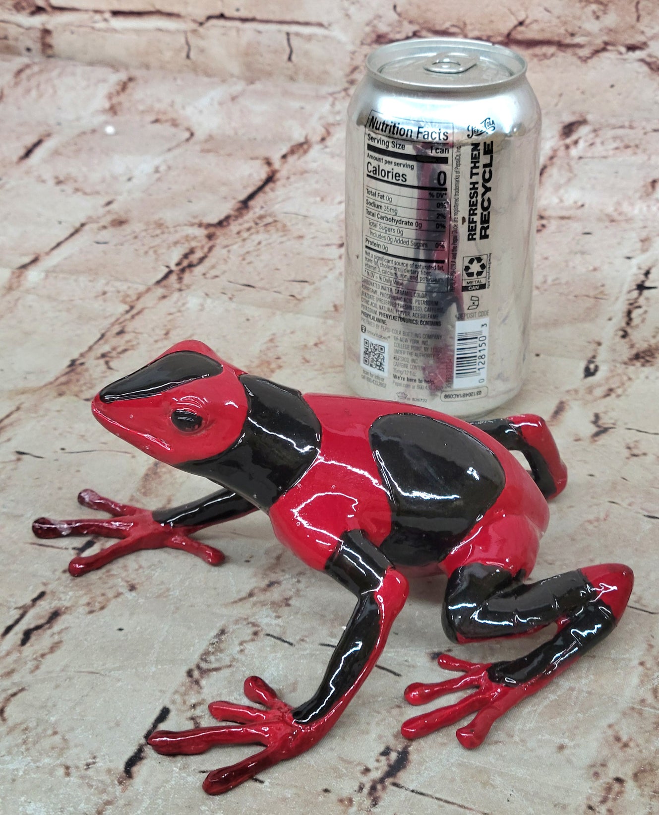 Hand Made Frogman Frog Bronze Statue: Classic Limited Edition Artwork