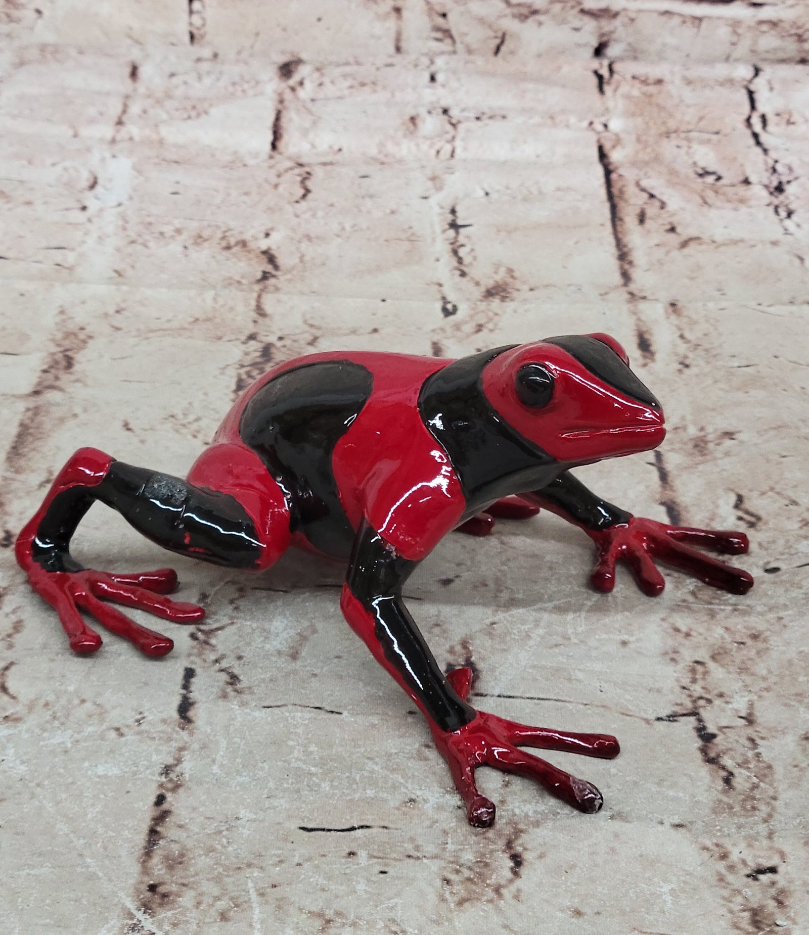 Hand Made Frogman Frog Bronze Statue: Classic Limited Edition Artwork