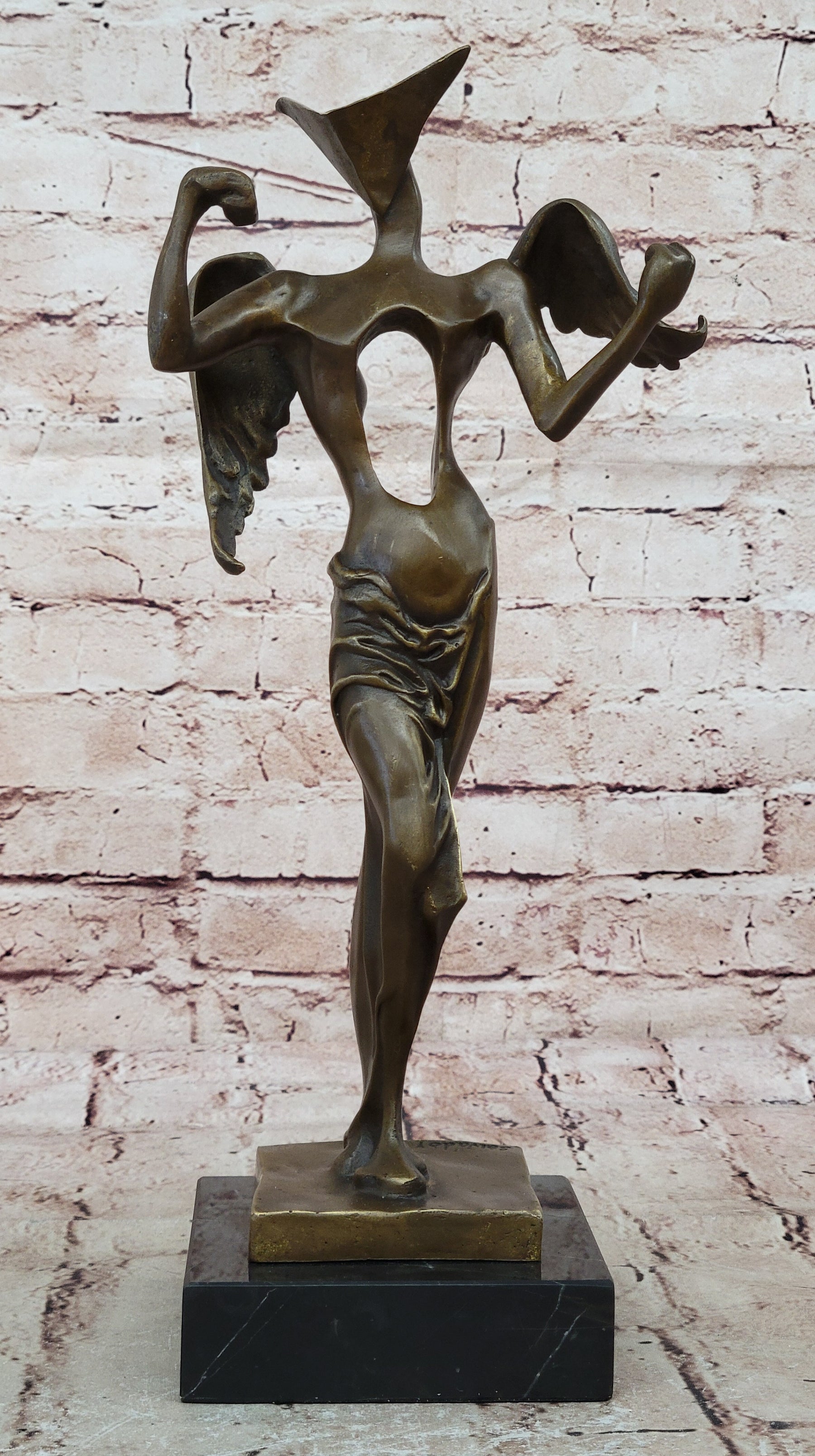 Salvador Dali | Surrealist angel, 1983 - bronze sculpture Hot Cast Fig